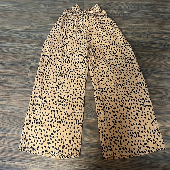 entro | Pants & Jumpsuits | Widelegged Paper Bag Pants | Poshmark